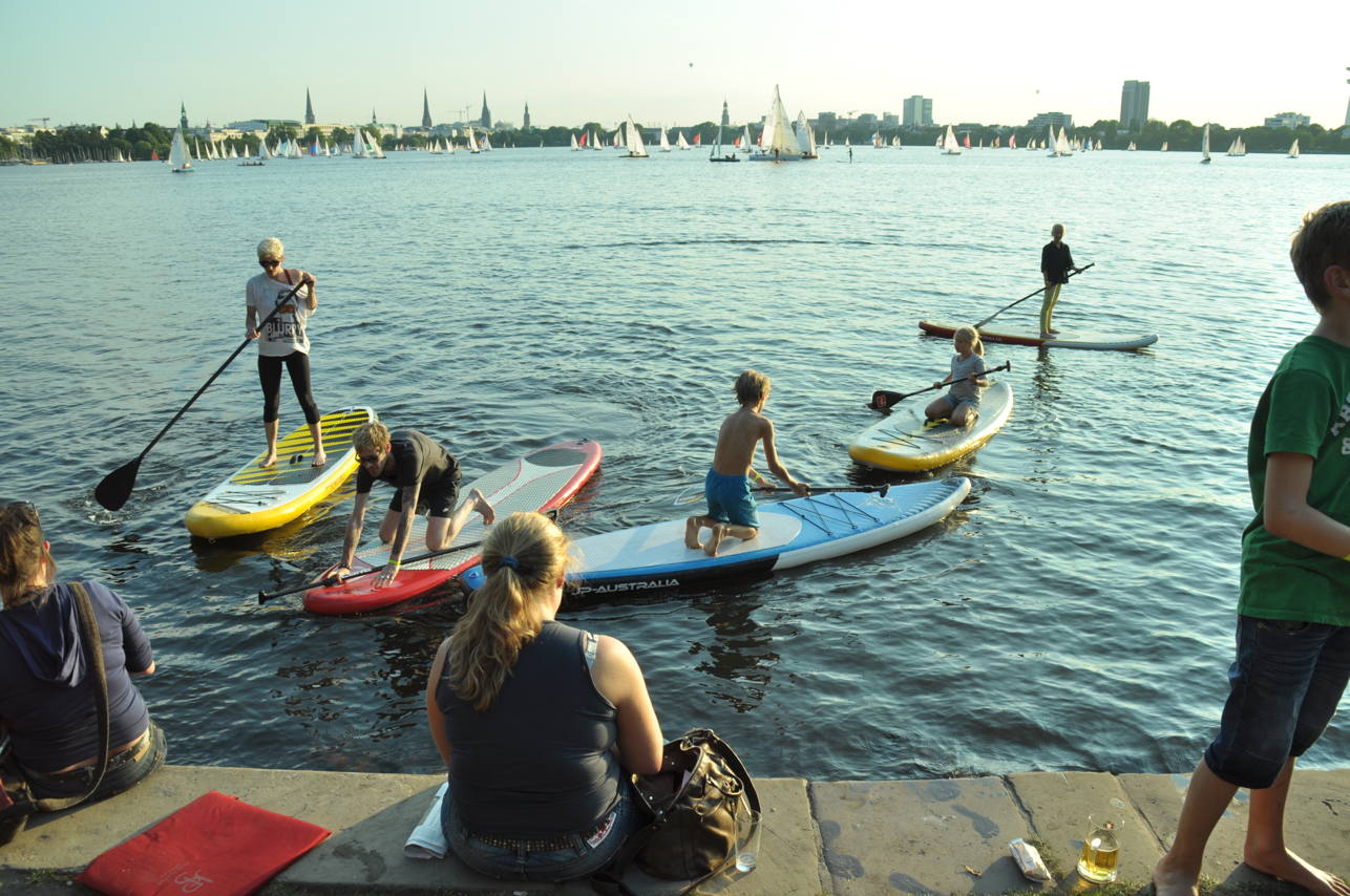 TEST'N'SUP an der Alsterperle - Sup Way